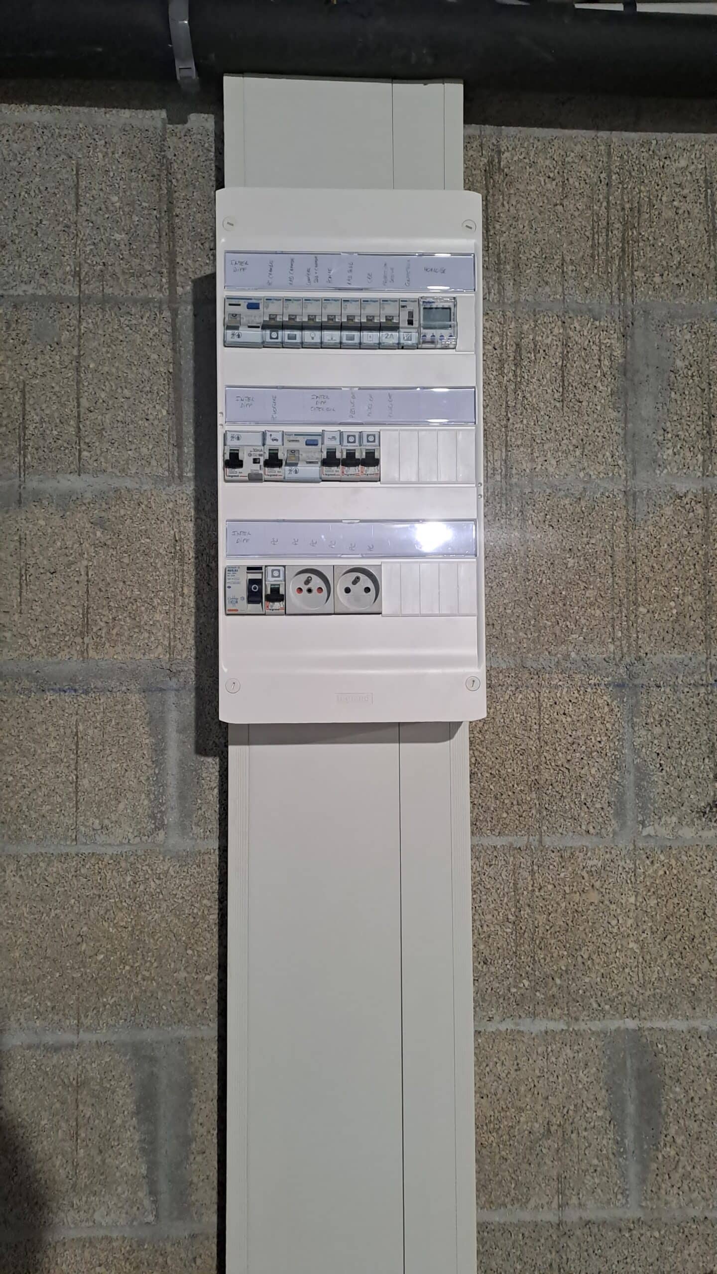 Réfection d'un tableau divisionnaire - Elec'eaux - Votre électricien à ...